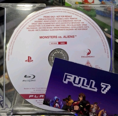 MONSTERS VS ALIENS SONY PS3 PROMO PRESS TBE VERSION PAL EURO. | eBay