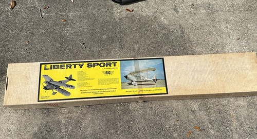 Vintage 1973 Model Airplane Kit SIG RC-33 LIBERTY SPORT 57" BI-PLANE | eBay