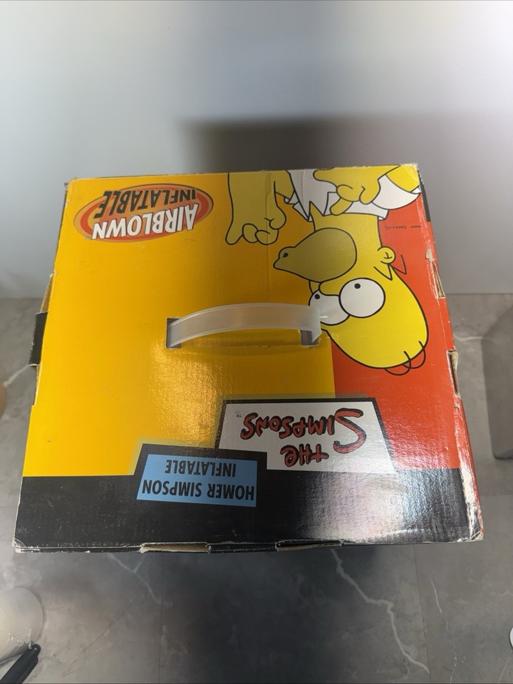 Gemmy Homer Simpson Skeleton Inflatable Lighted 8ft Tall Simpsons ...