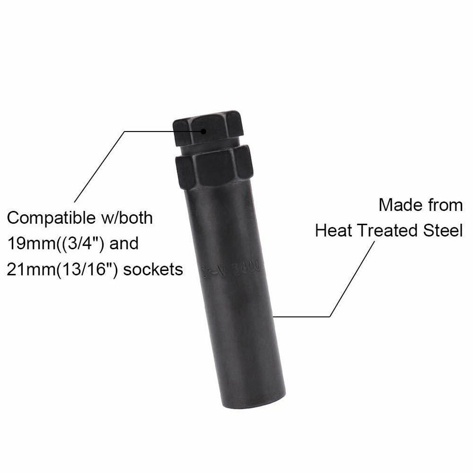 Black Replacement Key for 6 Spline Tuner Lug Nuts Wheel Lock Tool 1 ...