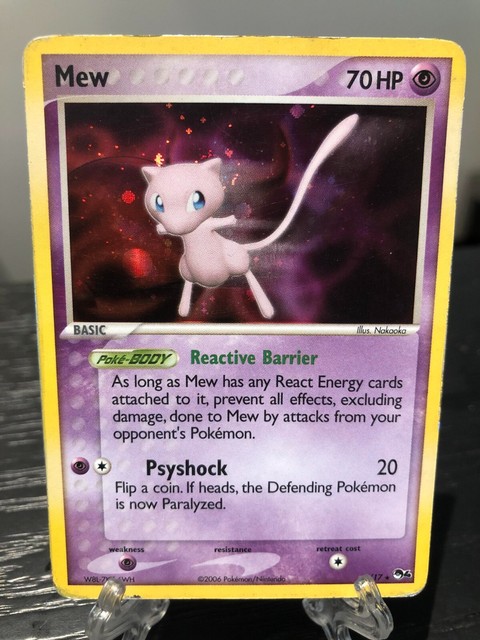 Pokémon TCG Mew Holo Promo #4 Pokemon Promos Holo Promo for sale online ...