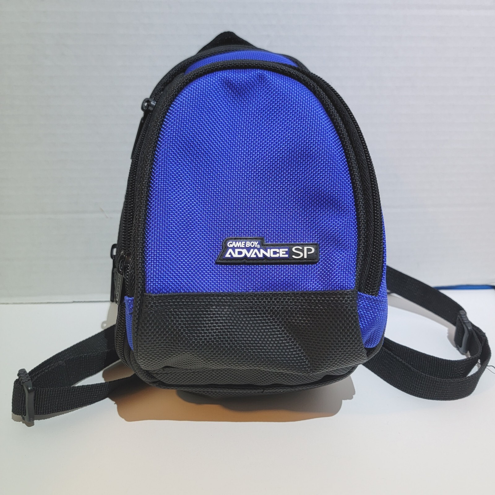 Vintage Gameboy Advance SP Blue/Black Carrying Case Travel Bag Nintendo ...
