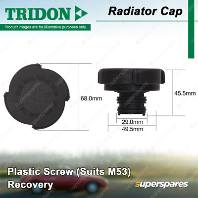 Tridon Radiator Cap for BMW 525 528 530 535 540 730 735 740 745 750 760 ...
