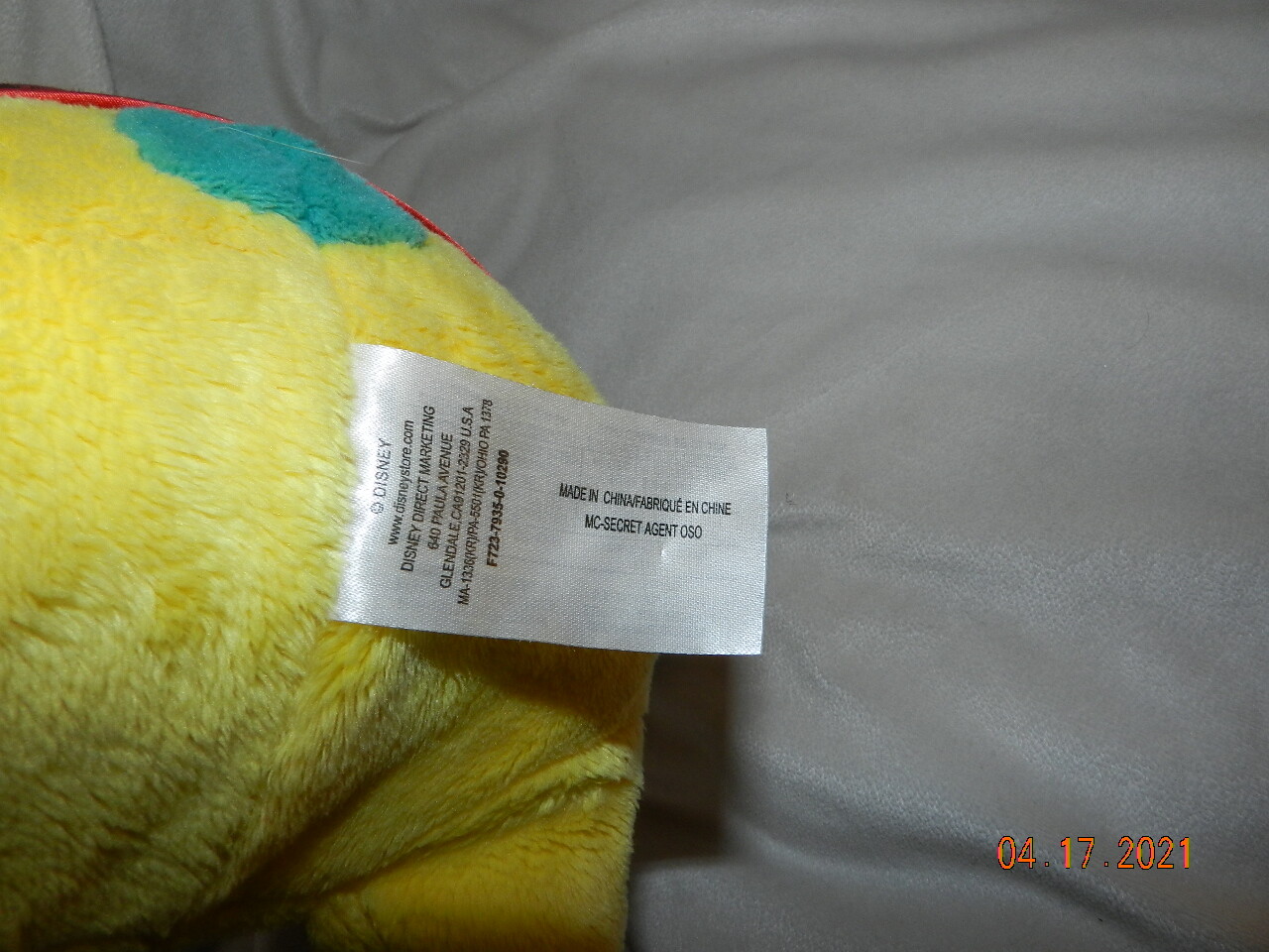 Special Agent Oso Stuffed Plush Doll Soft Toy Disney Store Exclusive ...