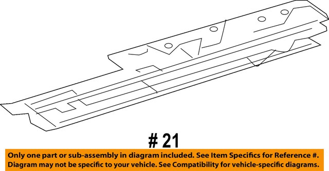 MERCEDES OEM 15-17 E400 Floor Rails-under Cover Left 2076806400 for ...