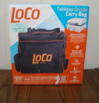 Loco Cookers 16" Tabletop Griddle Carry Bag Cover w/ 4 Pockets ...