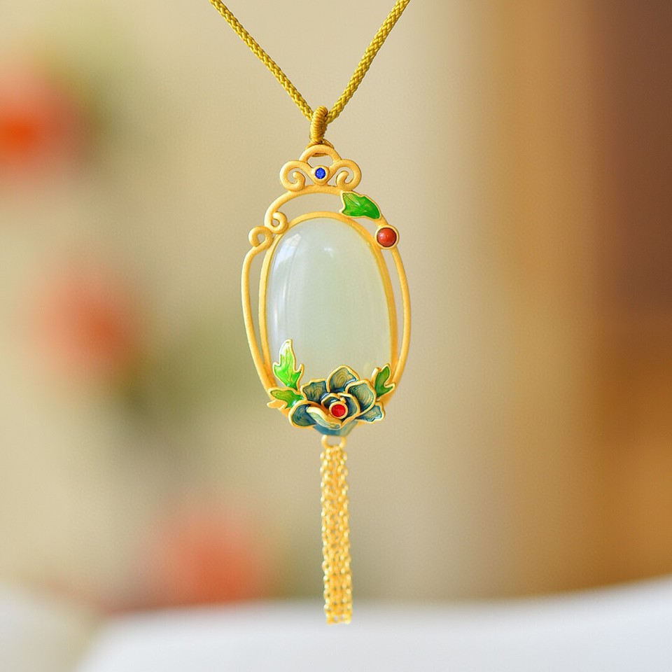 Ethnic Style Pendant Female Retro Chinese Style Cheongsam Hanfu Jewelry ...