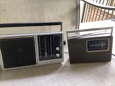 Zenith RF42 AM-FM & GE 7-2857A AM-FM radios, both working | eBay