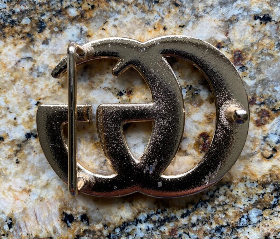 Stunning Gucci GG Gold with Diamonds Belt Buckle Only | eBay