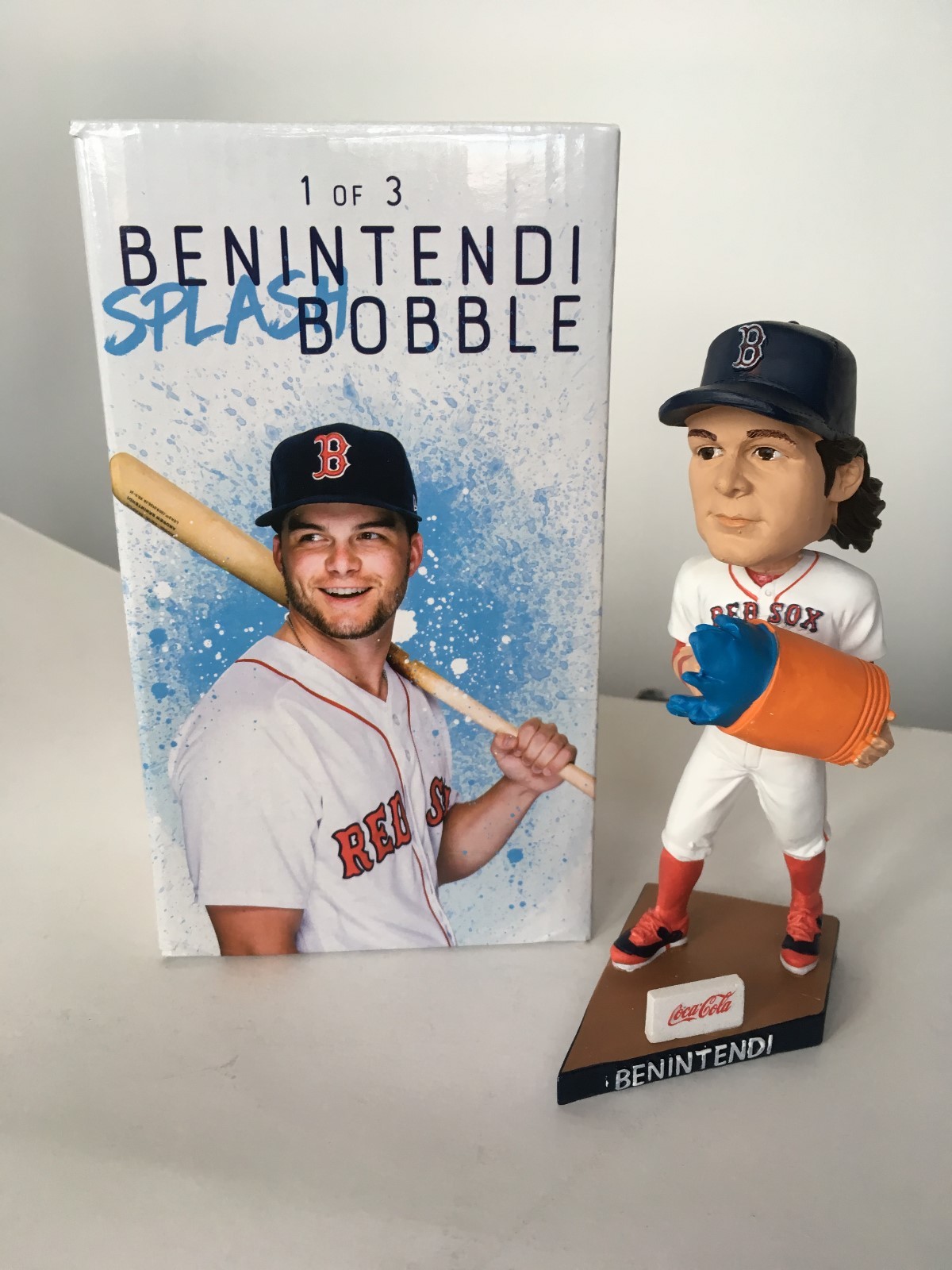 Two Boston Red Sox Andrew Benintendi Splash Bobblehead SGA 6/2018 BENNY ...