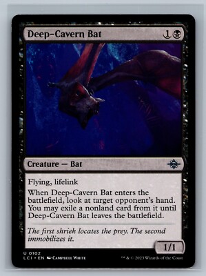 Magic The Gathering The Lost Caverns of Ixalan Deep-Cavern Bat #0102 ...