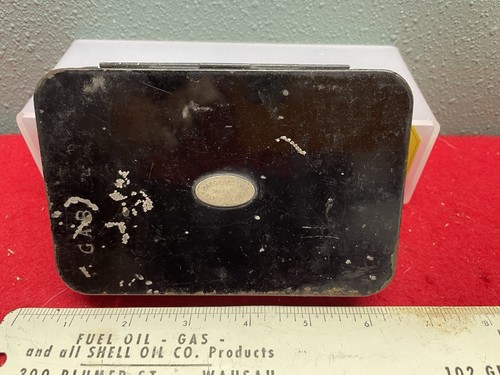 RARE ANTIQUE HARDY METAL CELLULOID HALFORD? ALLSEEN? FLY BOX TIN + FLIES. RARE!! | eBay