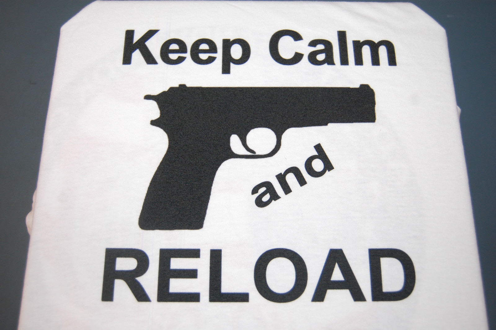 KEEP CALM AND RELOAD T-SHIRT | eBay