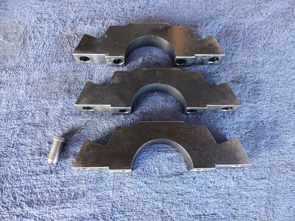 350 Small Block Chevy Billet Steel Splayed 4 Bolt Main Caps | eBay