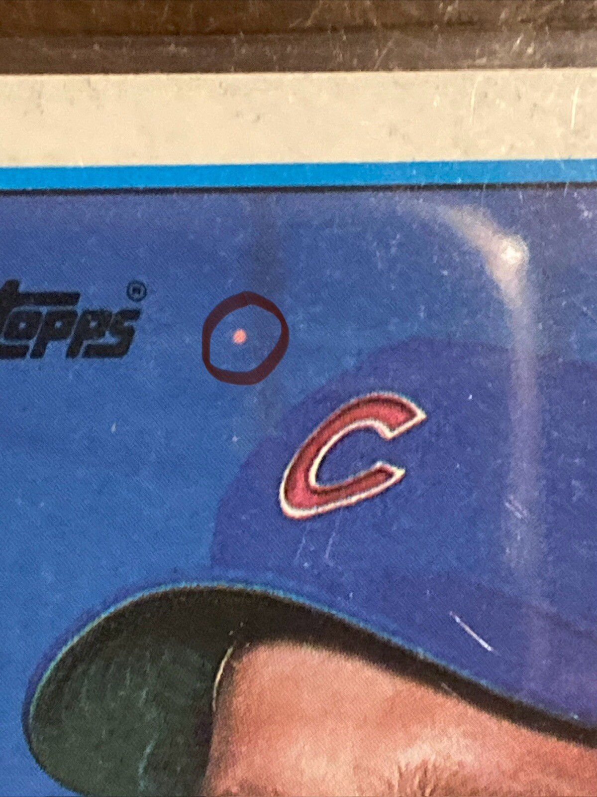 RARE 1989 Topps #767 Mike Capel Cubs MISPRINT ERROR Card | eBay