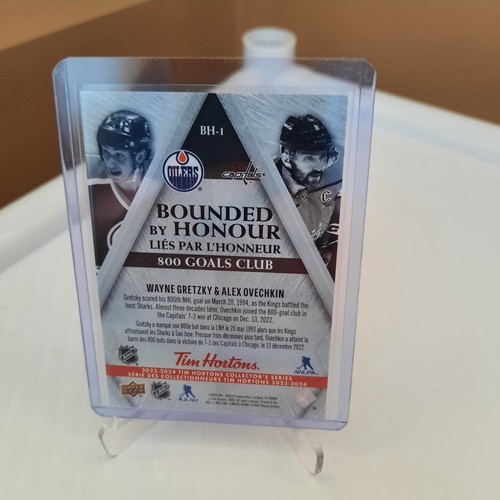 2023-24 TIM HORTONS COLLECTOR'S SERIES " BOUNED BY HONOUR " W.GRETZKY ...