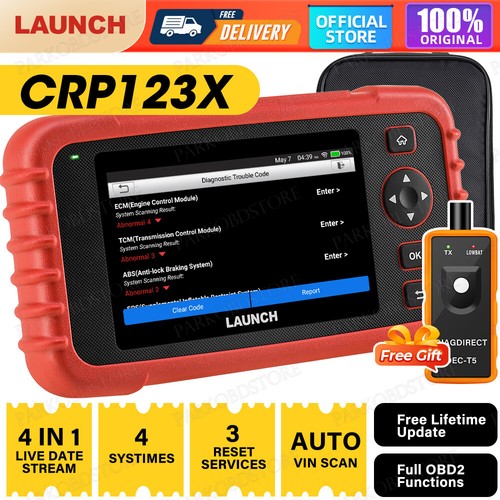LAUNCH CRP123X Car OBD2 Scanner Code Reader Check Engine ABS SRS ...