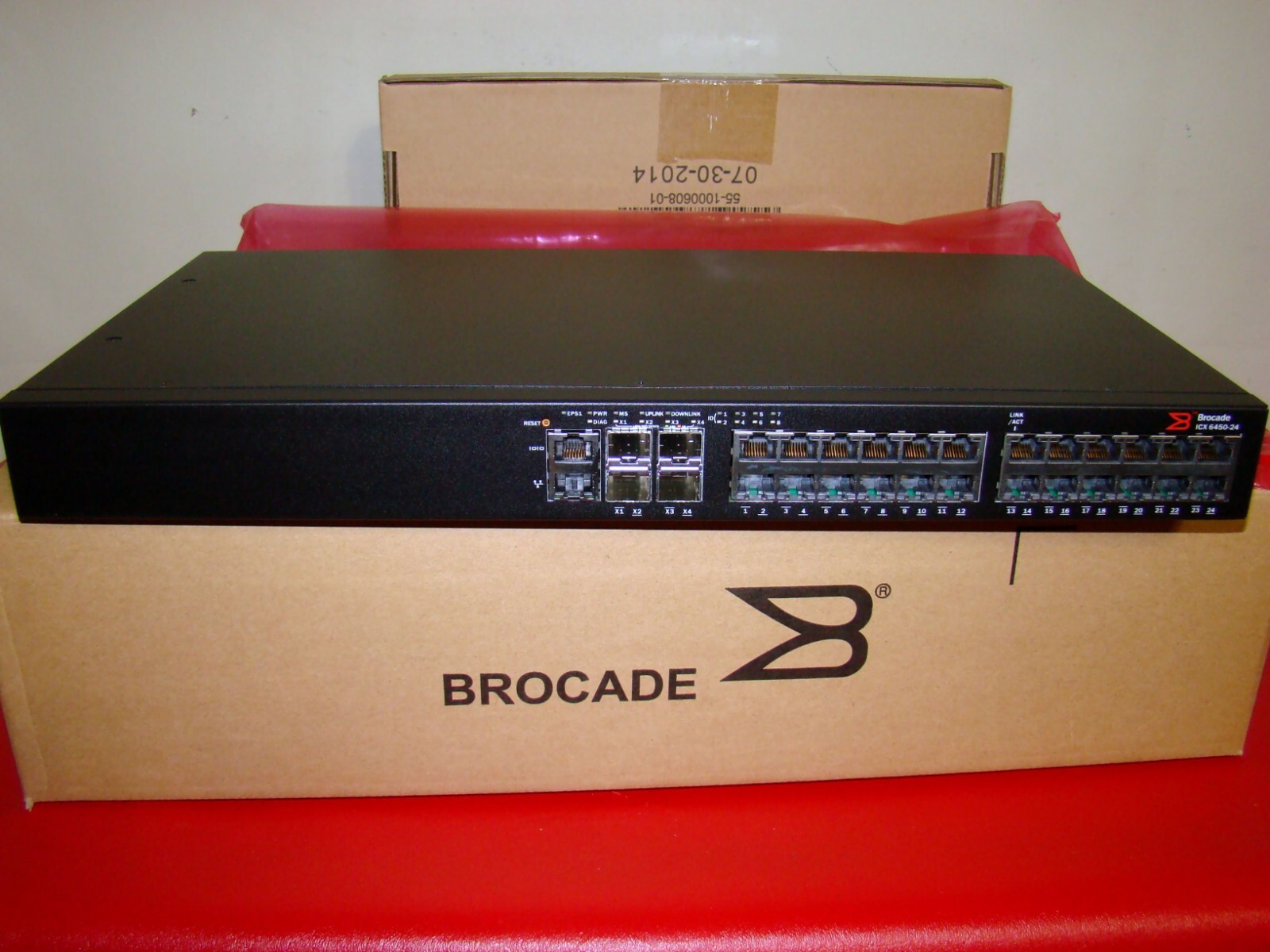 Brocade ICX 6450-24P 24 Ports Rack Mountable Ethernet SFP Switch for ...