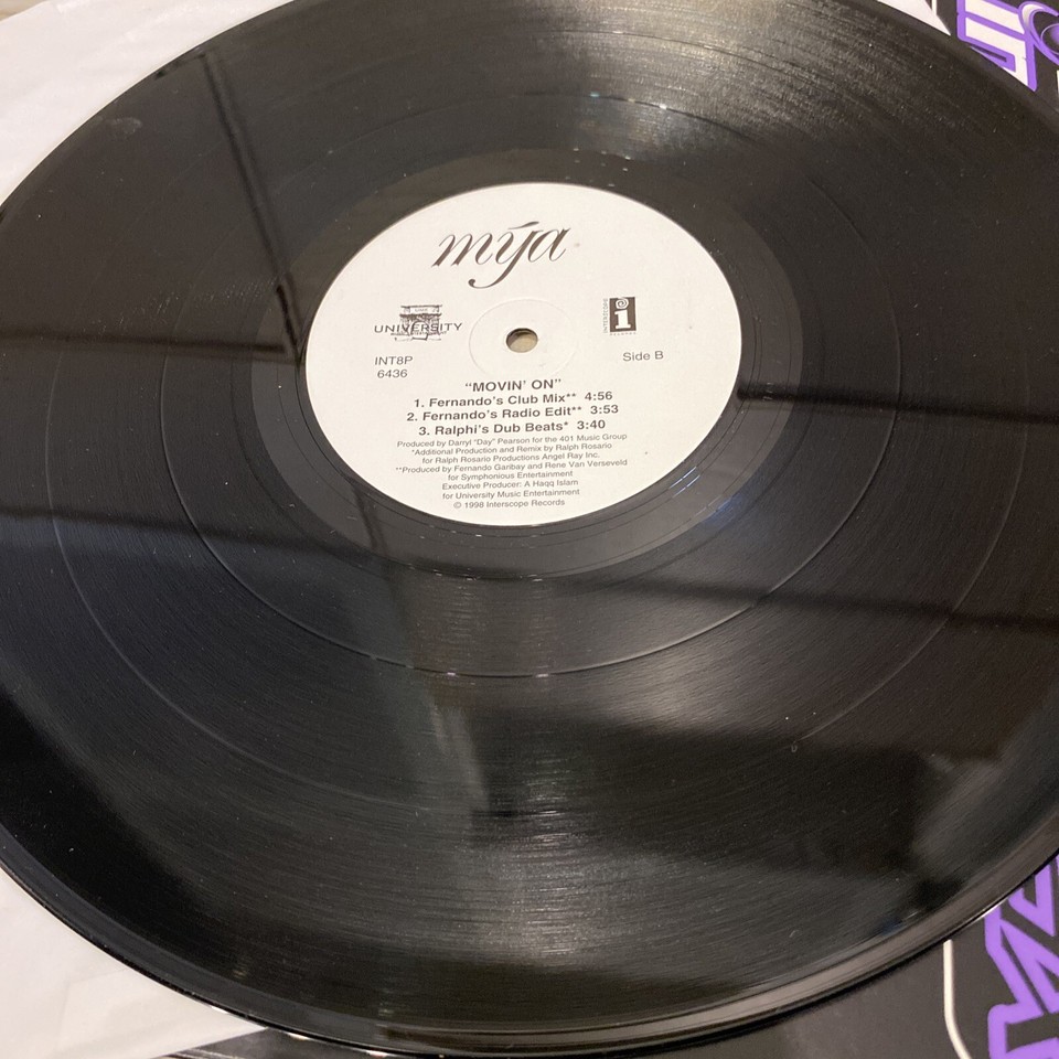 Mya CD & Vinyl Lot- Moving’ On Remixes VG+ & Case Of The Ex IMPORT Maxi ...
