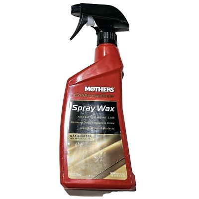 Mother's California Gold Spray Quick Car Wax Removes Dust Smudges Grime ...
