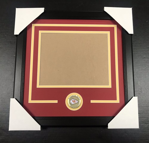 Kansas City Chiefs Medallion Frame Kit 8x10 Photo Double Mat Horizontal ...