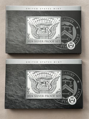 2024 U. S. Mint Silver Proof Sets with Box & COA (2 sets in Lot) | eBay