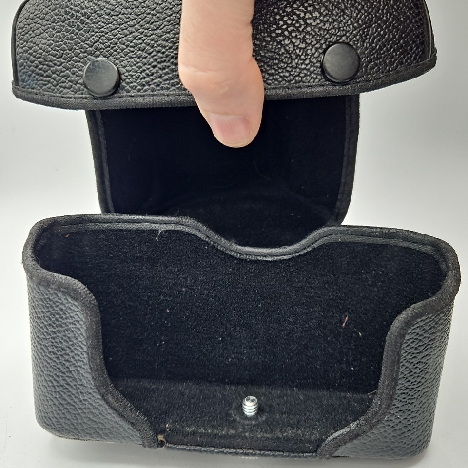 Vintage Asahi Pentax Soft Black Leather Camera Case for Pentax SLR ...