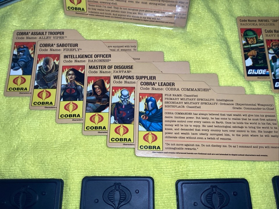 G.I. Joe Defense of Cobra Island & Dreadnok Battle Set Boxes Only W ...