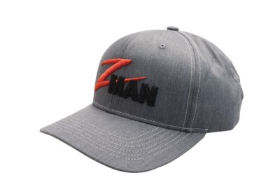 Zman Heather Grey Premium Cap - Fishing Hat with Snap Closure | eBay ...
