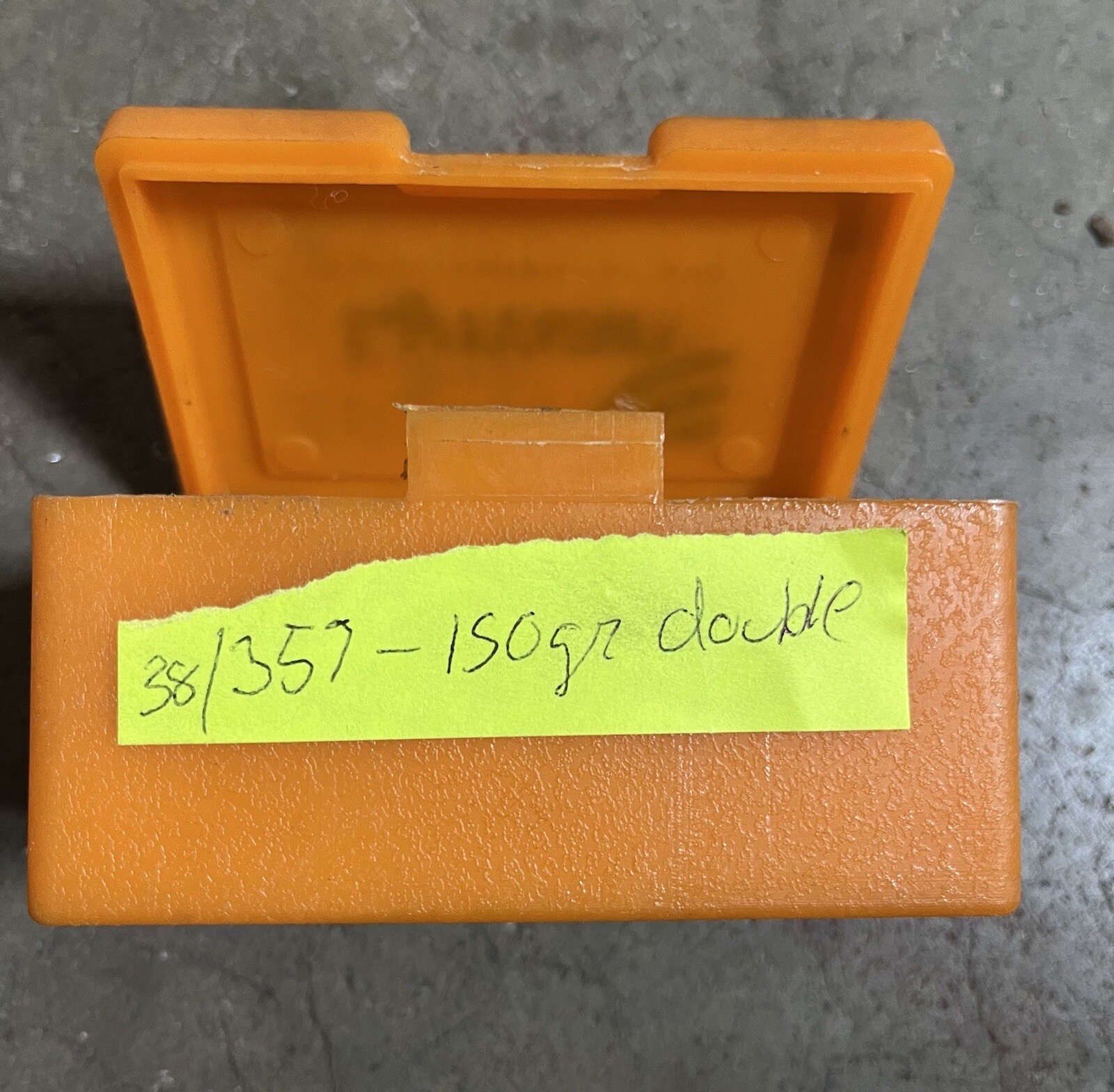 LYMAN 2 CAVITY 35891 38/357 CAL 148 GRAIN BEVEL BASE WC BULLET MOLD ...