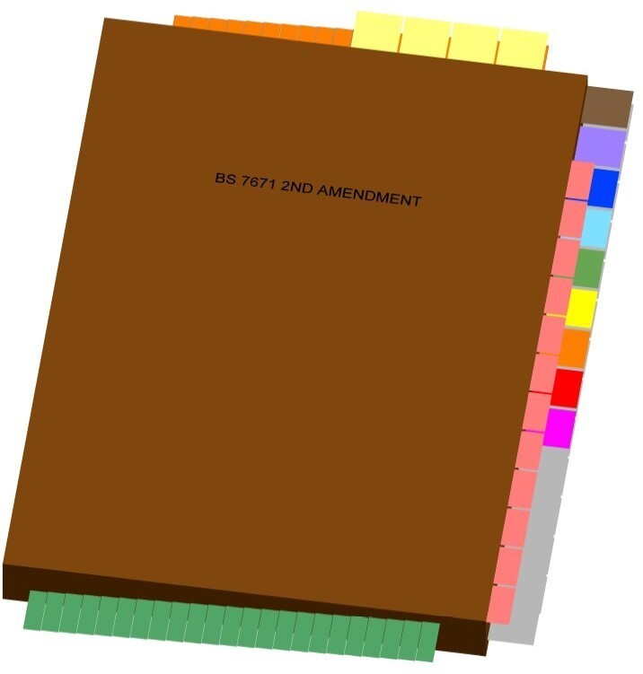 IET 18th Edition wiring BS7671 ON SITE GUIDE ELECTRICAL PAGE MARKERS ...