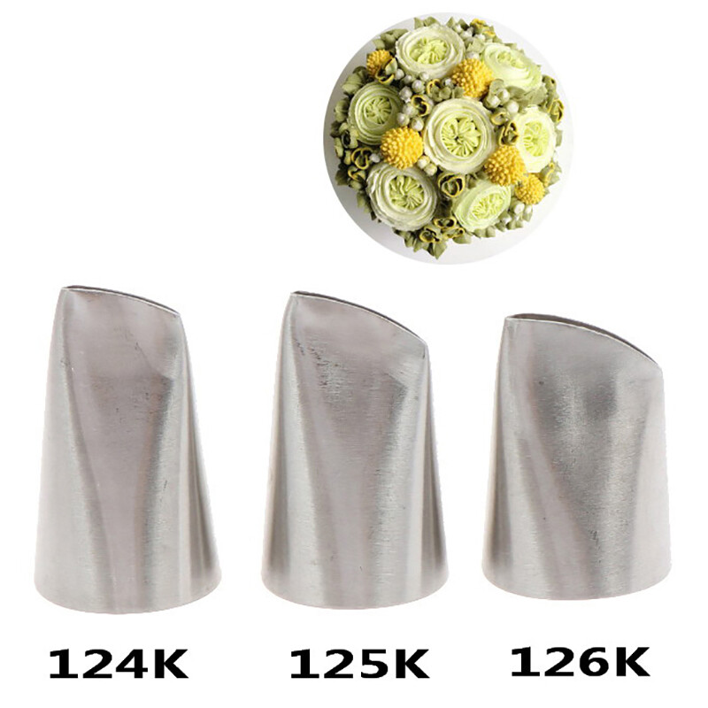 3Pcs Austin Rose Petals Icing Piping Nozzles Cake Decorating Tool Cream ...