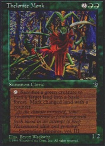 1 x Thelonite Monk - Fallen Empires - Light Play - MTG | eBay