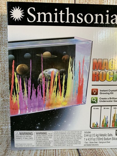 Smithsonian Magic Rocks Kit Instant Crystal Growing Kit kids craft ...