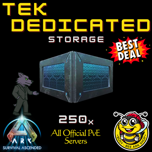 Ark Survival Ascended PvE Tek Dedicated Storage Lowest Price PC/XBOX ...