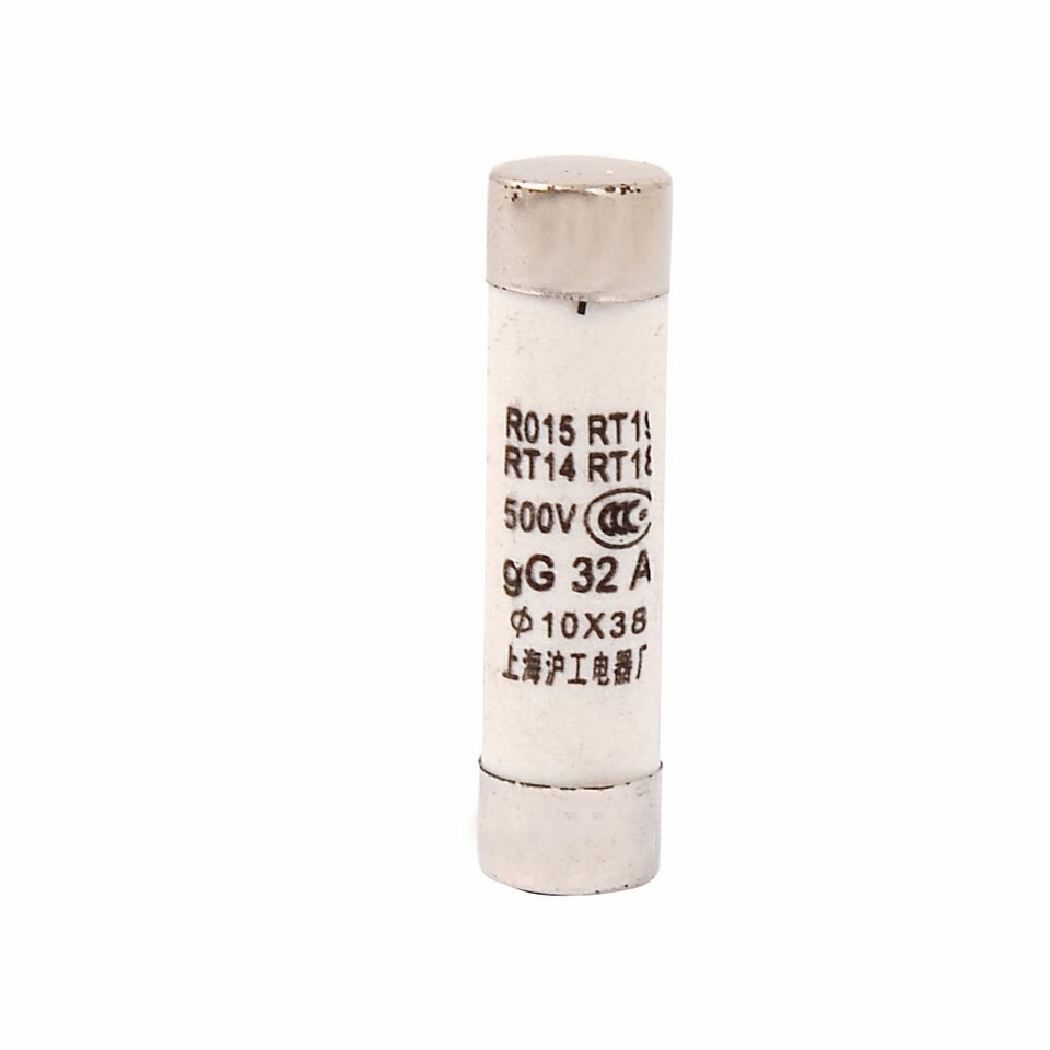 RO15 RT18 RT14 RT19 Ceramic Cylindrical Tube Fuse 32A 500V 10mmx38mm ...