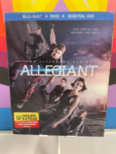 The Divergent Series: Allegiant [Blu-ray + DVD + Digital HD] NEW w ...
