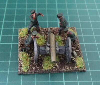 HO:OO - 1:72 Austro-Prussian War 1866 Saxon Artillery Cannon and Crew ...
