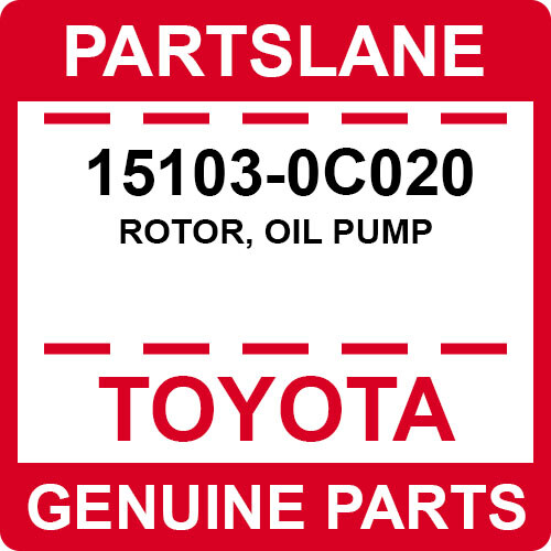 15103-0C020 Toyota OEM Genuine ROTOR, OIL PUMP | eBay