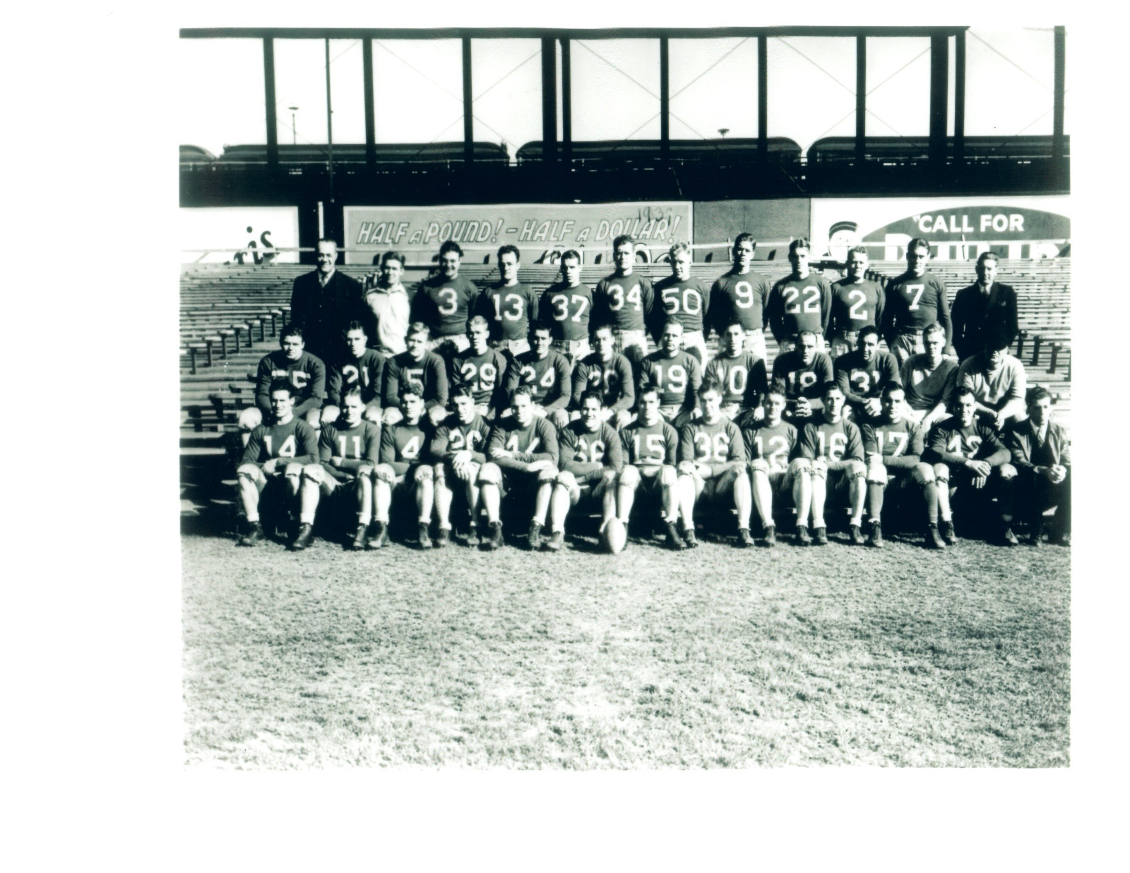 1937 NEW YORK GIANTS 8X10 TEAM PHOTO HEIN DANOWSKI NFL FOOTBALL HOF USA ...