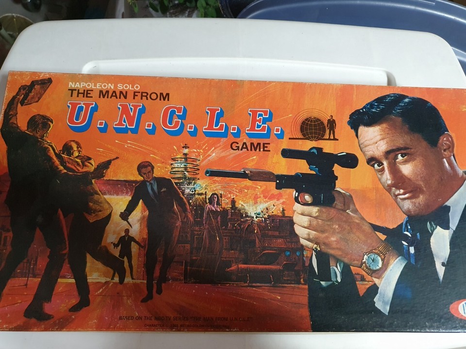Vintage The Man from UNCLE Board Game Ideal 1965 U.N.C.L.E. All ...