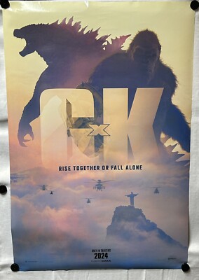 Godzilla x Kong: The New Empire Official DS Movie Poster Shimo Rio Very ...