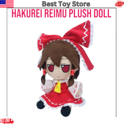 Touhou Project Fumo Plush Hakurei Reimu Plush Doll Toy Game Prop Us ...