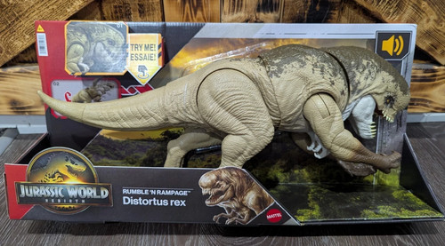 Jurassic World Rebirth Distortus Rex Rumble'n Rampage 22in IN STOCK D ...