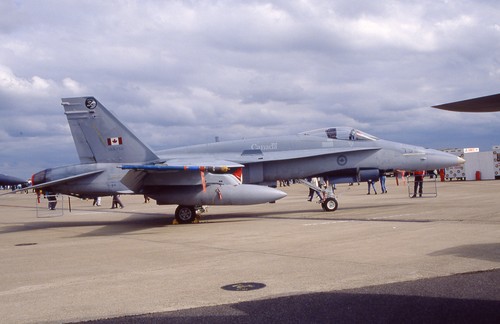 3 ORIGINAL AIRCRAFT SLIDES - CF=18A 188768 4WG CAF + TAIL MARKINGS 1994 ...