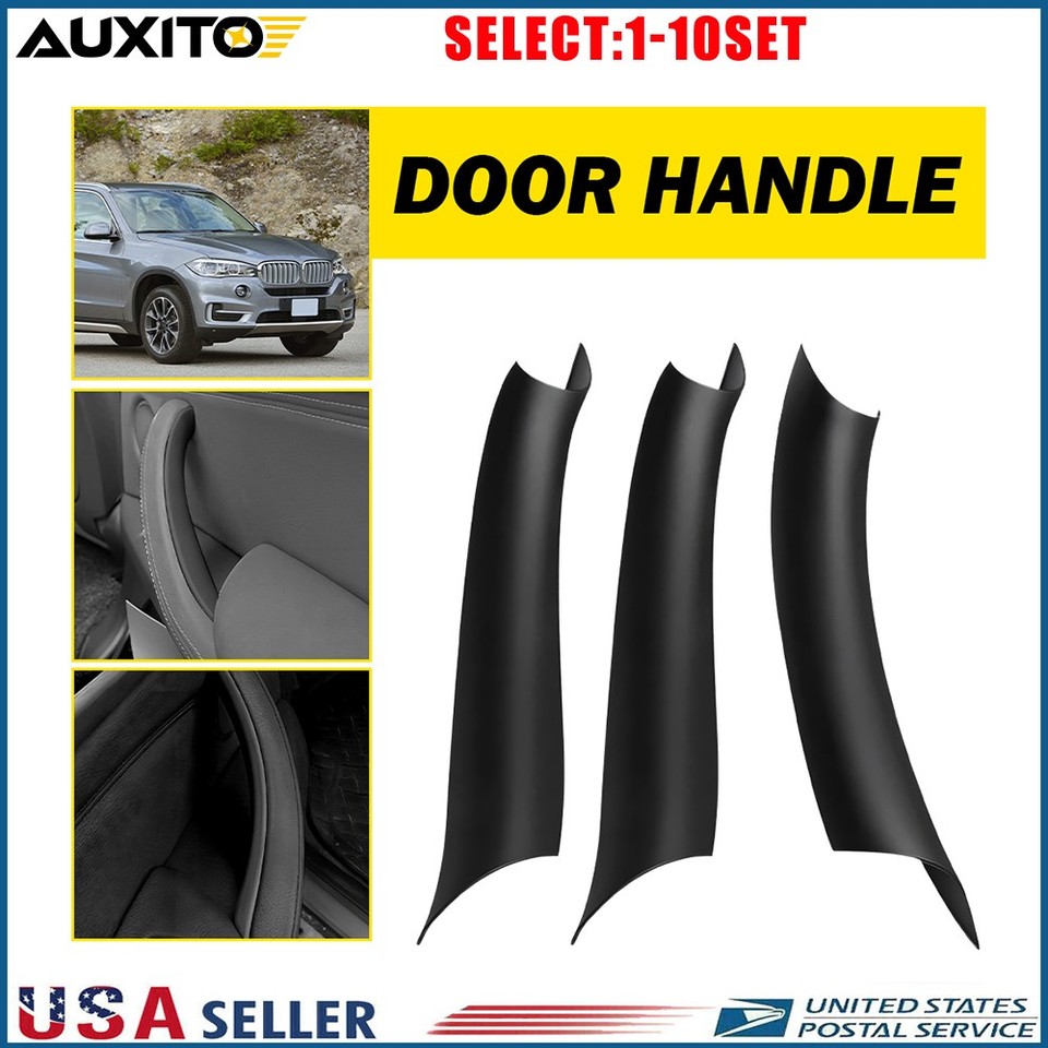 Fit BMW X6 F16 2015-2018 Interior Door Panel Handle Pull Trim Cover ...
