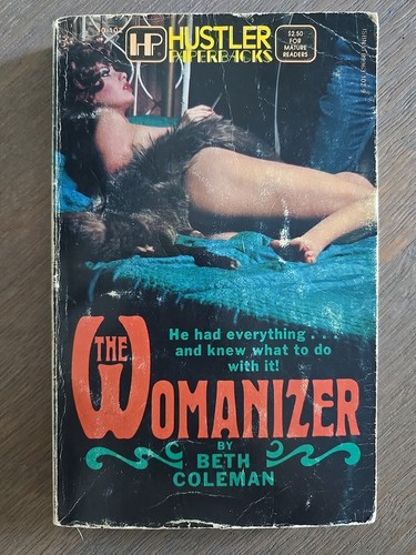 Rare 1979 Hustler PPBK Book The Womanizer by Beth Coleman 1st Printing ...
