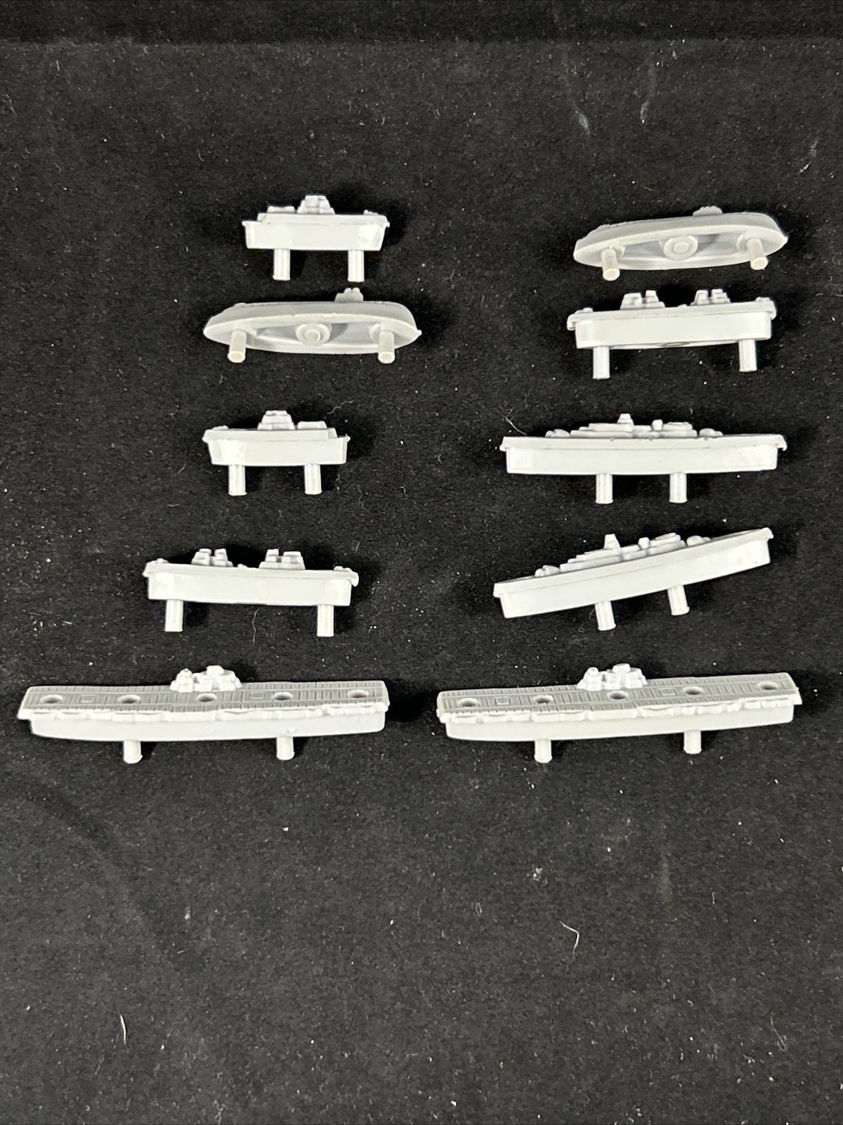 Battleship Set of 10 Ships Naval Combat Boats Board Game Replacement ...