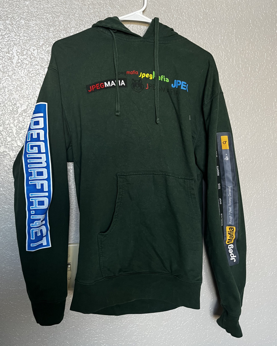 JPEGMAFIA Green Hoodie Logos Desktop - Gem