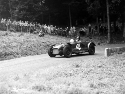 G Parker In A Jaguar Prescott Hill Climb 1952 Motor Racing Photo | eBay ...